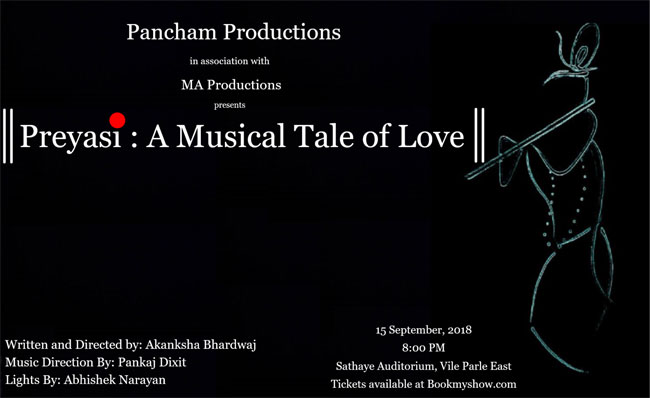 PREYASI: A MUSICAL TALE OF LOVE Hindi Play/Drama - www.MumbaiTheatreGuide.com