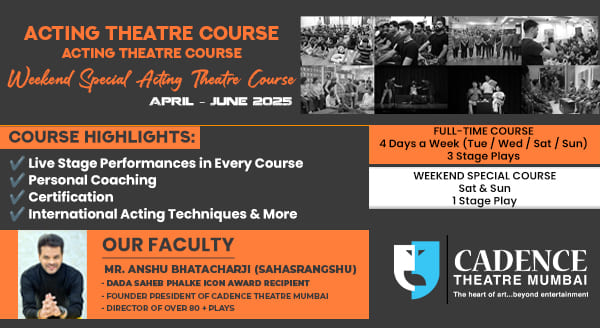 3-Month Advanced Level Play-Oriented Certified Acting & Theatre Course ...