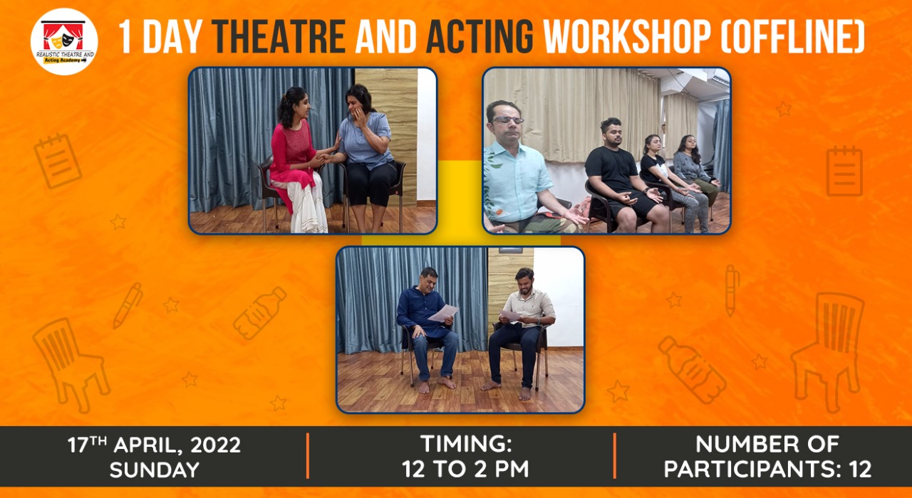 1 Day Theatre and Acting Workshop (Offline) - Theatre Workshop by ...