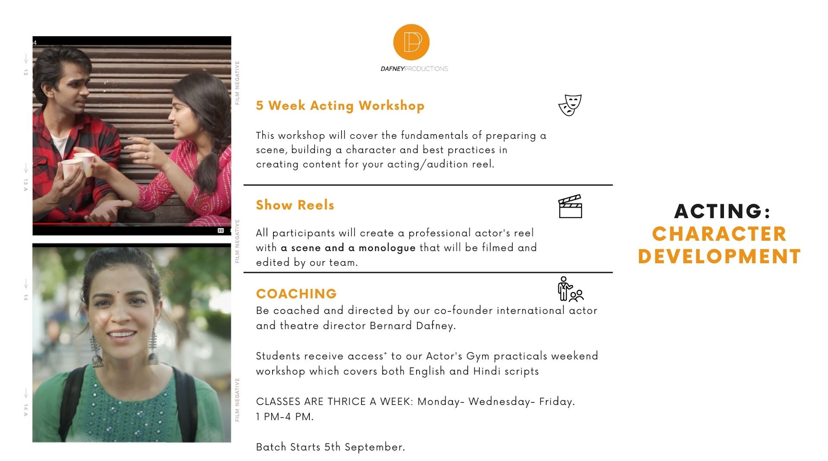 Character Development - Theatre Workshop by Dafney Productions :: www ...