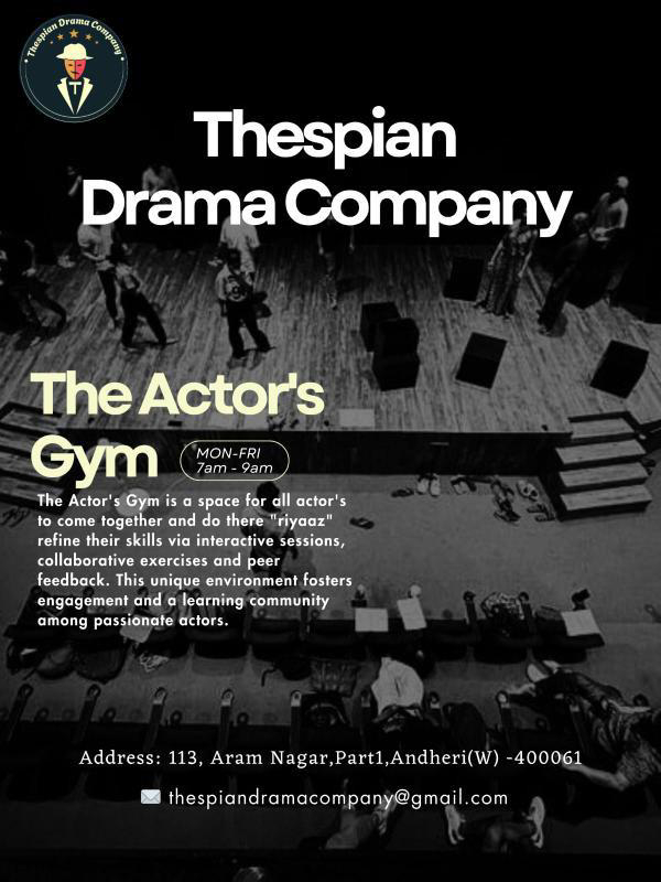 The Actor's Gym - Theatre Workshop by Theapian Drama Company :: www ...